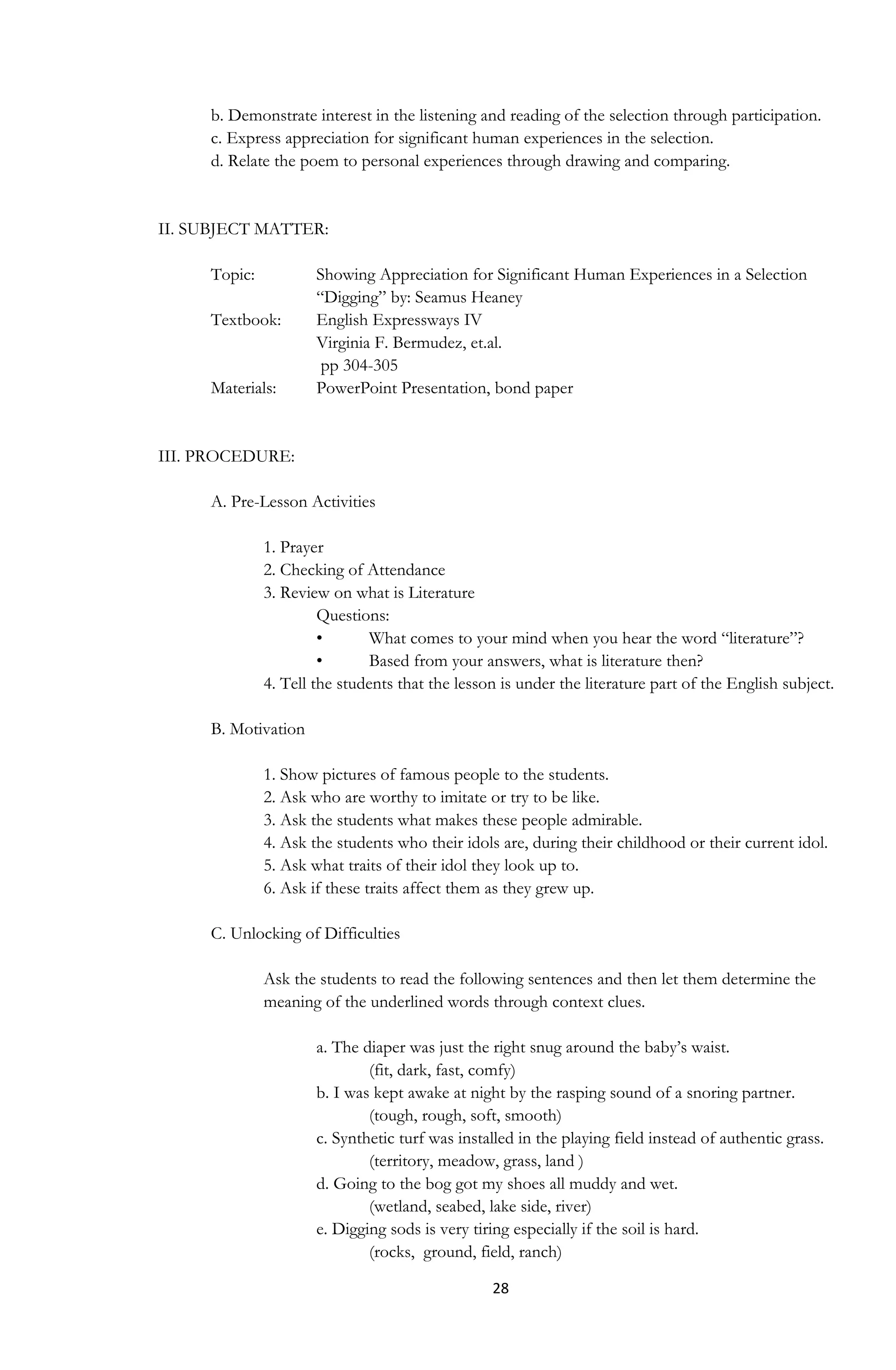 A narrative report on teaching experiences | DOCX