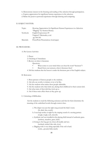 A narrative report on teaching experiences | PDF