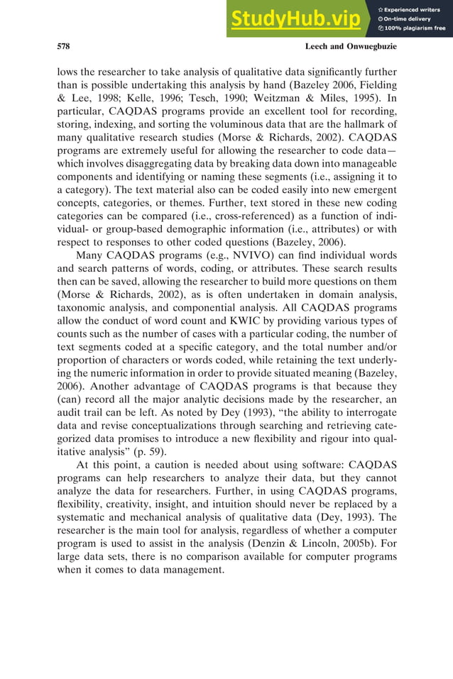 An Array Of Qualitative Data Analysis Tools A Call For Data Analysis