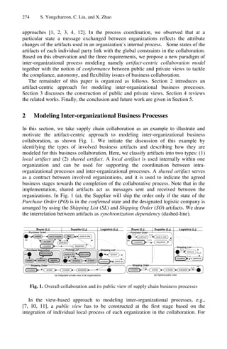 An artifact centric view-based approach to modeling inter-organizational business processes | PDF