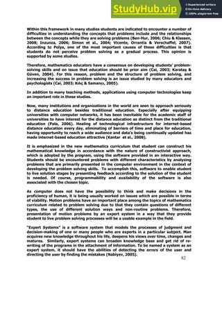 An Artificial Intelligence-Based Distance Education System Artimat | PDF | Educational ...