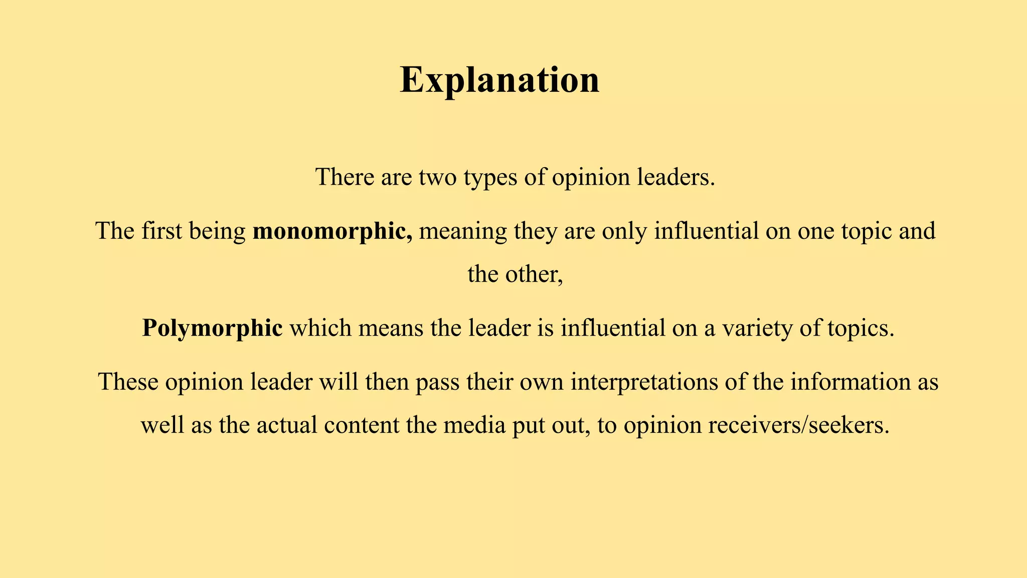 Two step flow theory | PPTX
