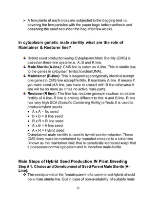 C4 male sterility in plant breeding | PDF