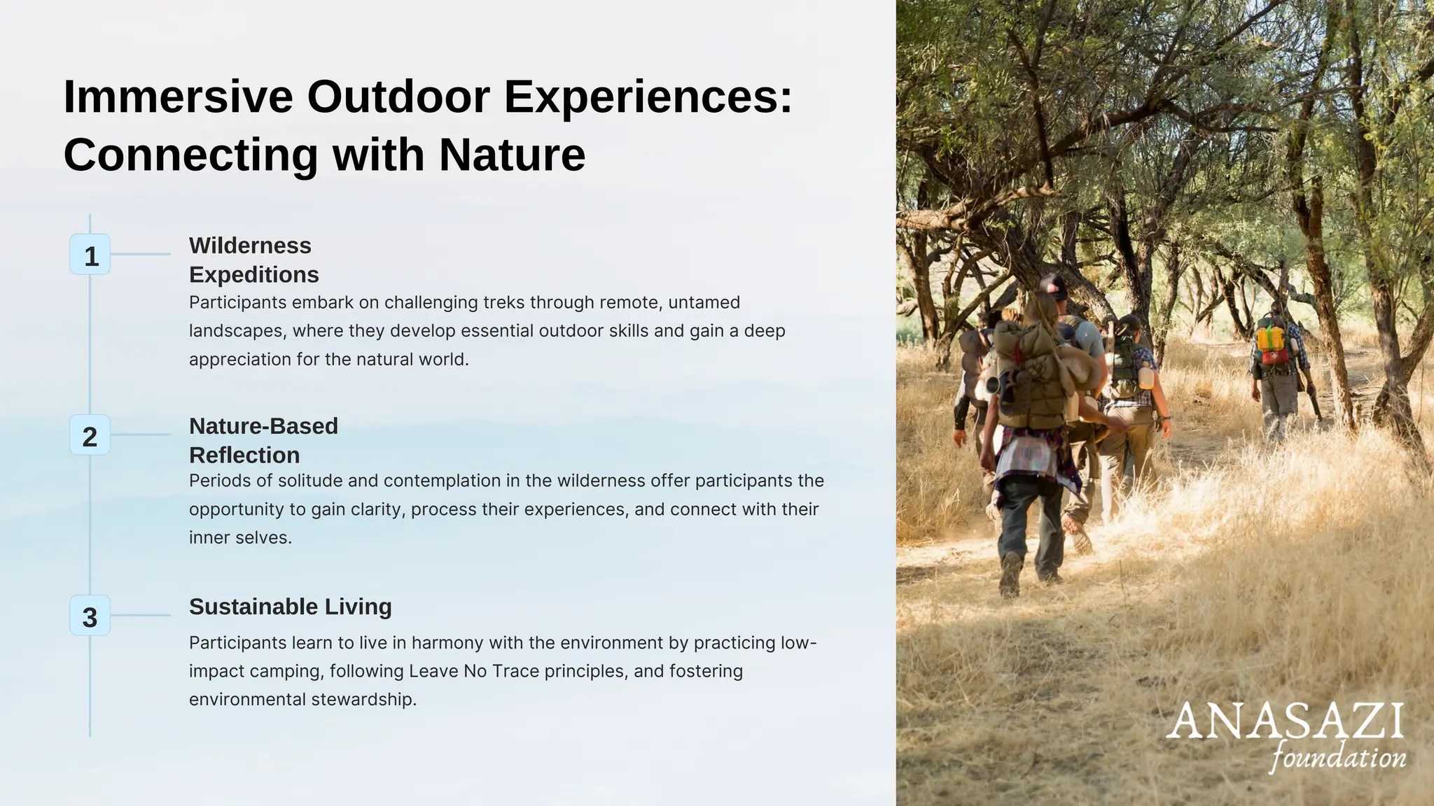 Anasazi Foundation - Outdoor Therapy for Emotional Healing | PDF