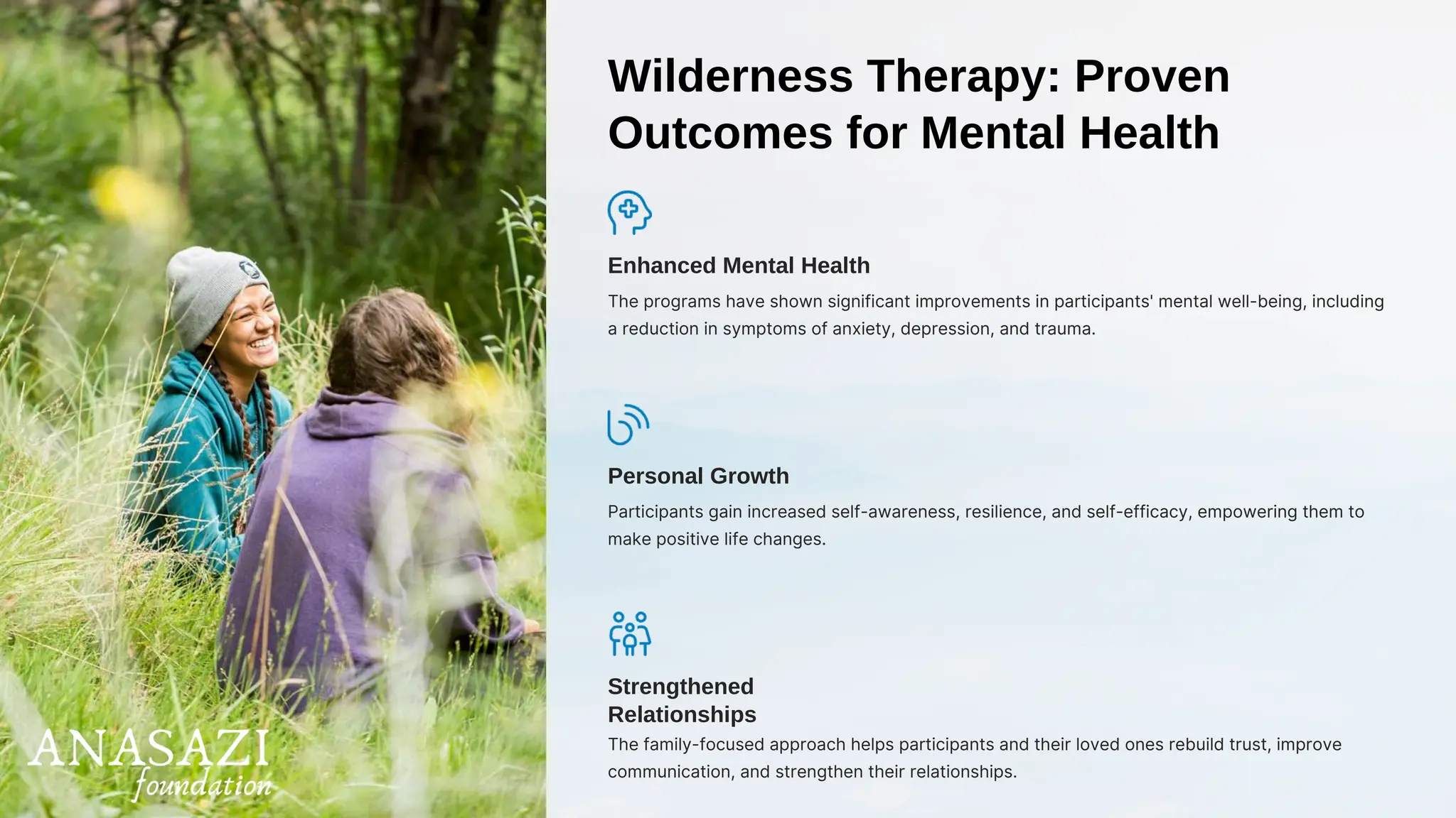 Anasazi Foundation - Outdoor Therapy for Emotional Healing | PDF