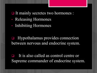 Hormones and the endocrine system | PPTX