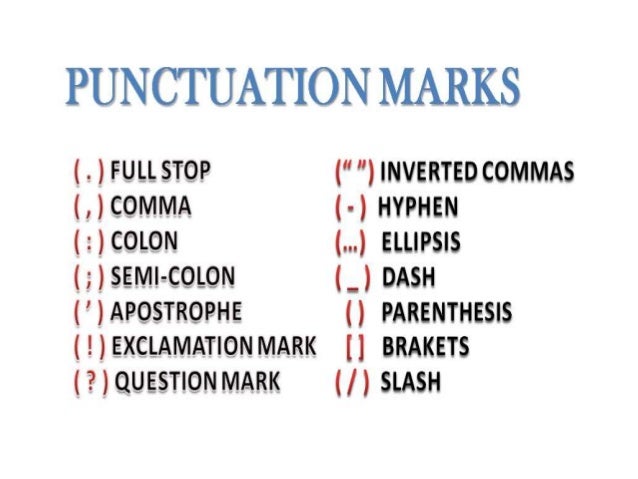 punctuation
