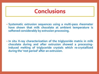 Chocolate Rheology - Anas Shaikh - 13FET1006 | PPT