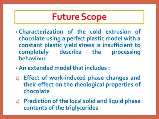 Chocolate Rheology - Anas Shaikh - 13FET1006 | PPT