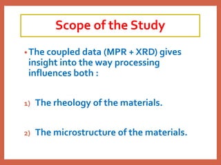 Chocolate Rheology - Anas Shaikh - 13FET1006 | PPT