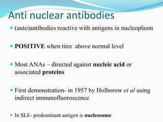 anti nuclear antibody | PPTX