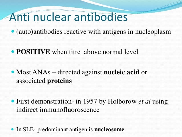 anti nuclear antibody