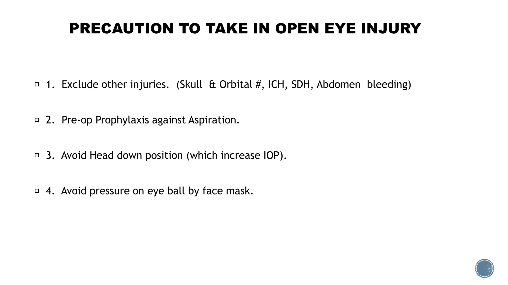 Anasesthesia for ophthalmic surgery | PPTX
