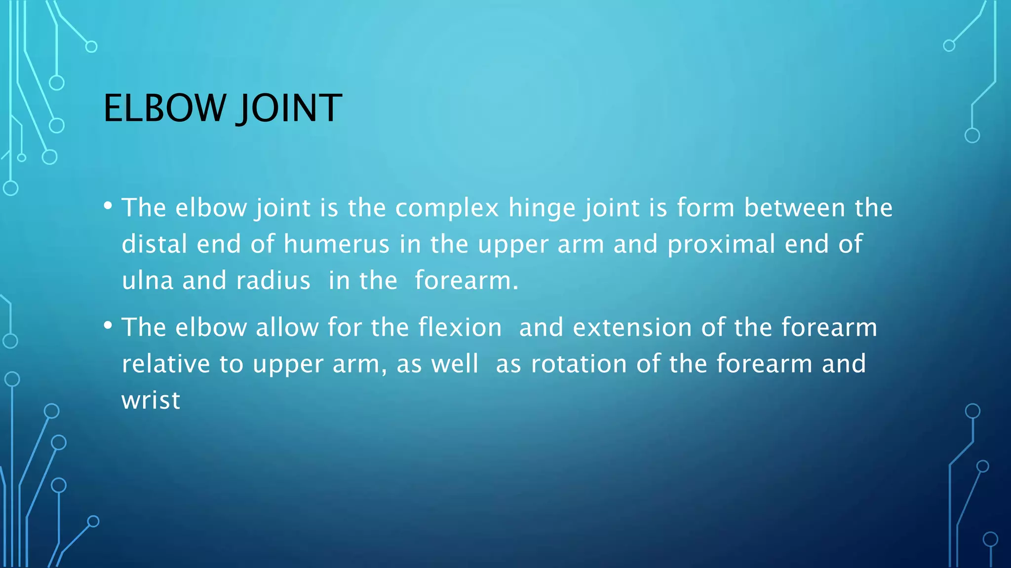 DD of posterior elbow joint | PPTX