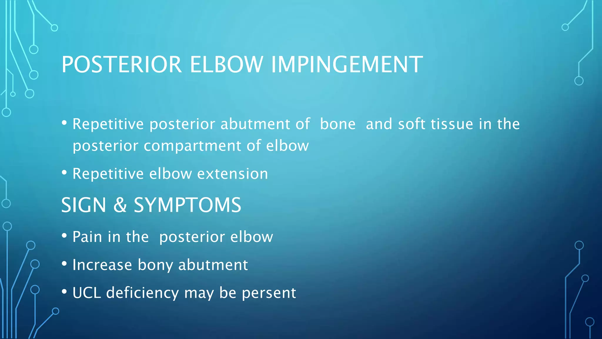 DD of posterior elbow joint | PPTX