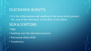 DD of posterior elbow joint | PPT