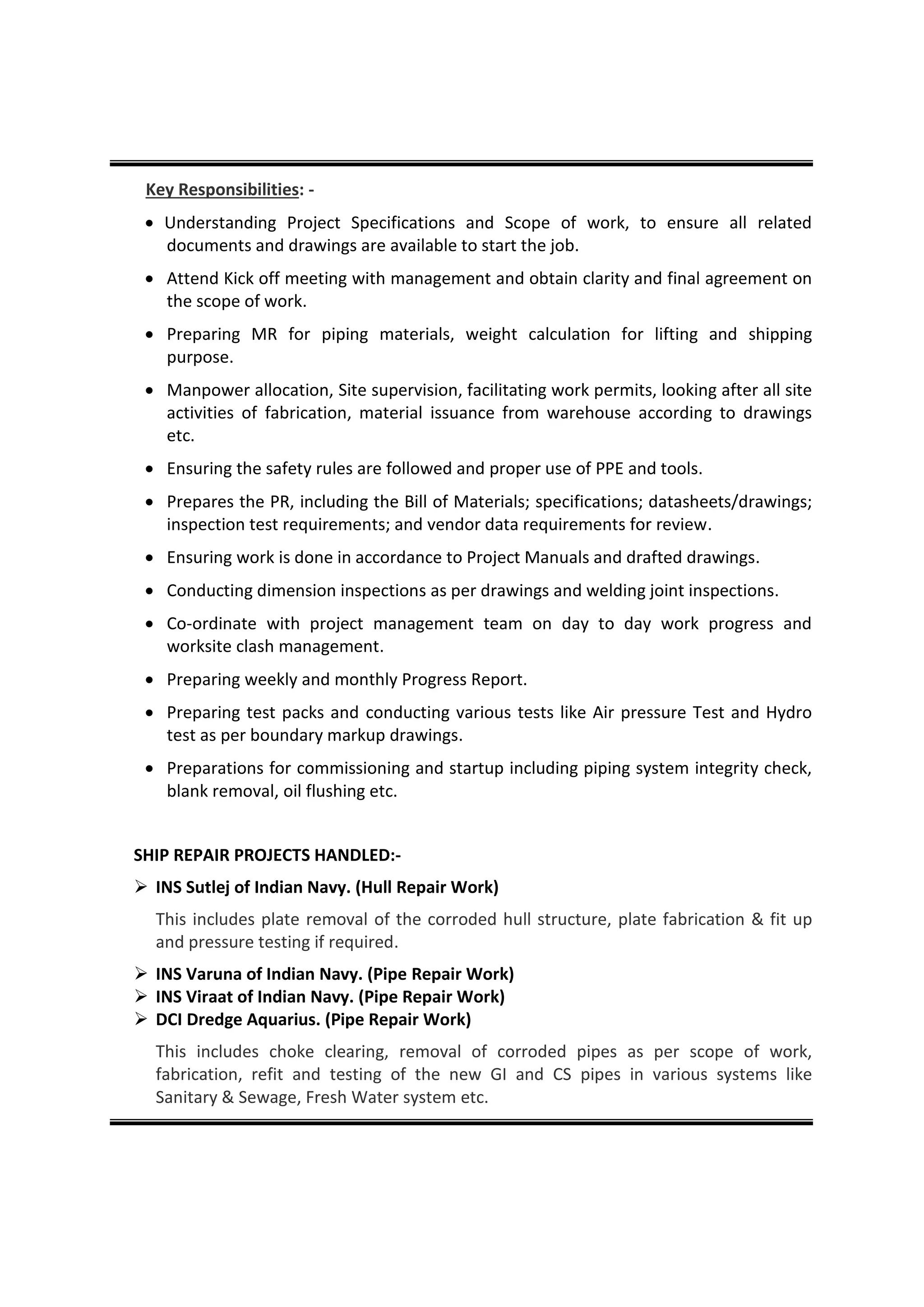 Anas M H Mechanical Piping Engineer 2016 | PDF