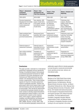 An Assessment Framework And Methodology For A Trends In International ...
