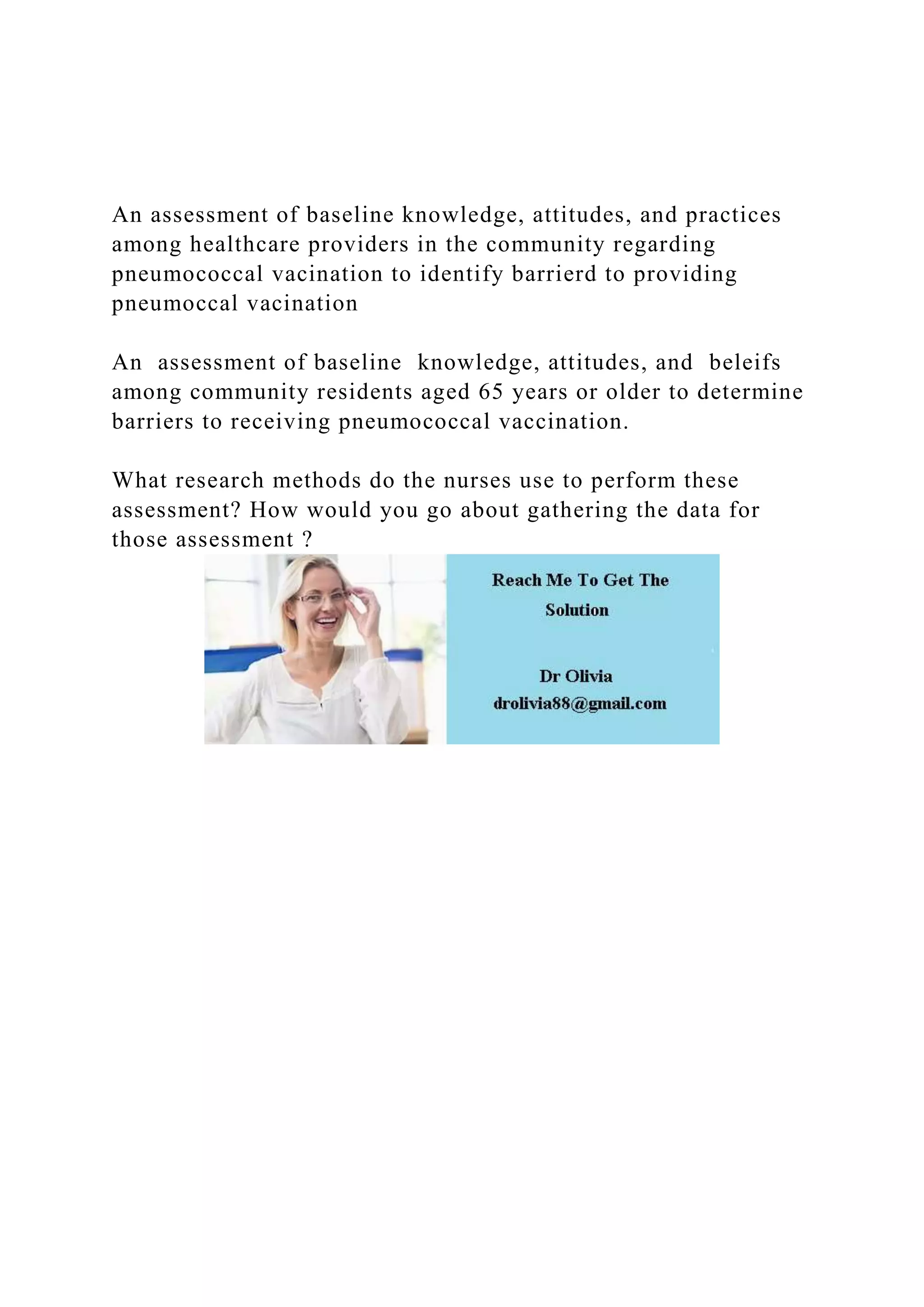 An assessment of baseline knowledge, attitudes, and practices am | PDF