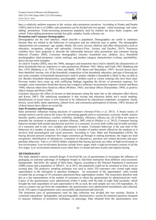An assessment of sales promotion techniques in the stimulation of ...