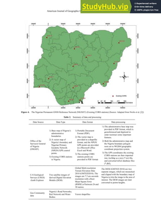 An Assessment Of The Existing Continuously Operating Reference Stations ...