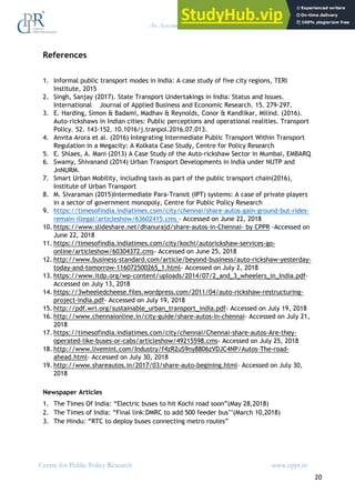 An Assessment Of The Intermediate Public Transport (IPT) Sector In ...