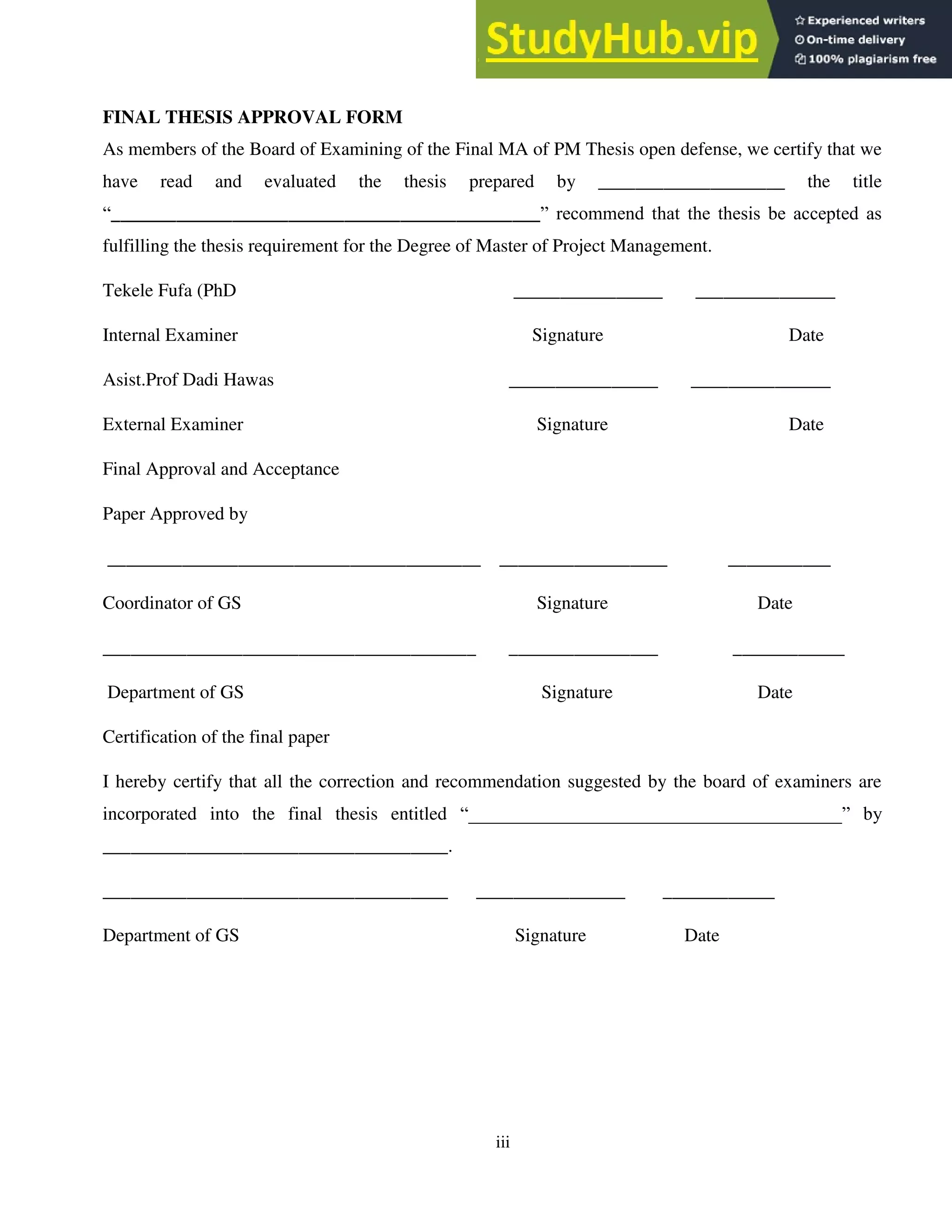 AN ASSESSMENT SOLID WASTE MANAGEMENT PRACTICES CASE STUDY OF FITCHE ...