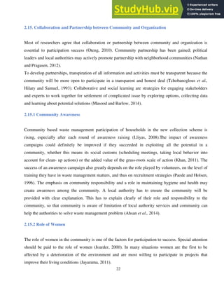AN ASSESSMENT SOLID WASTE MANAGEMENT PRACTICES CASE STUDY OF FITCHE ...