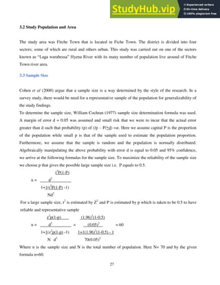 AN ASSESSMENT SOLID WASTE MANAGEMENT PRACTICES CASE STUDY OF FITCHE ...