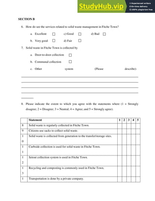 AN ASSESSMENT SOLID WASTE MANAGEMENT PRACTICES CASE STUDY OF FITCHE ...