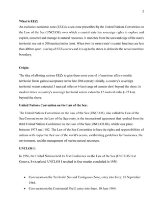 An assignment on benefit of eez establishment in case of bangladesh ...