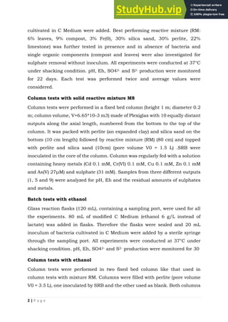 An Assignment On Biotechnological Methods In Pollution Abatement | PDF