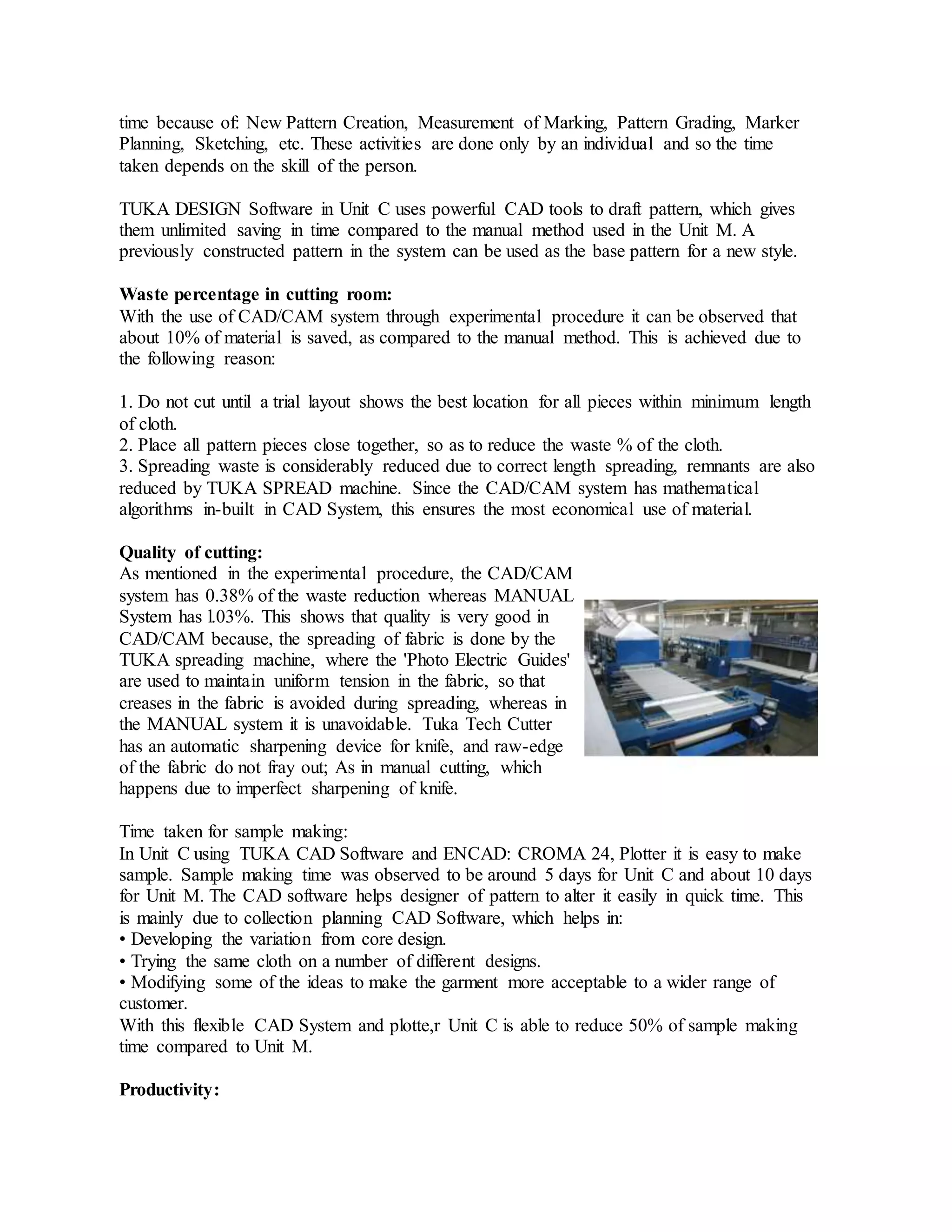 Cad systems in textile.(BUBT) | DOCX