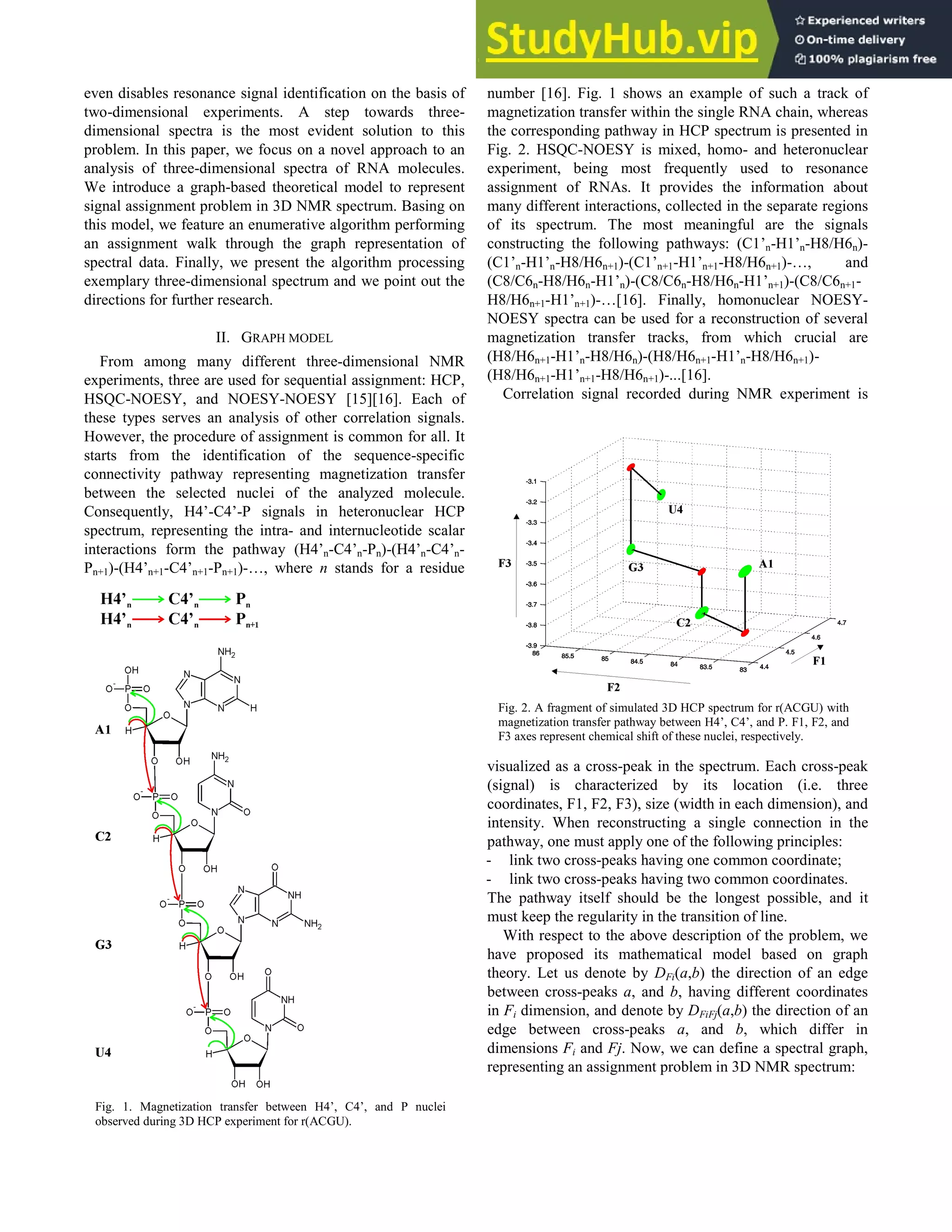 An Assignment Walk Through 3D NMR Spectrum | PDF