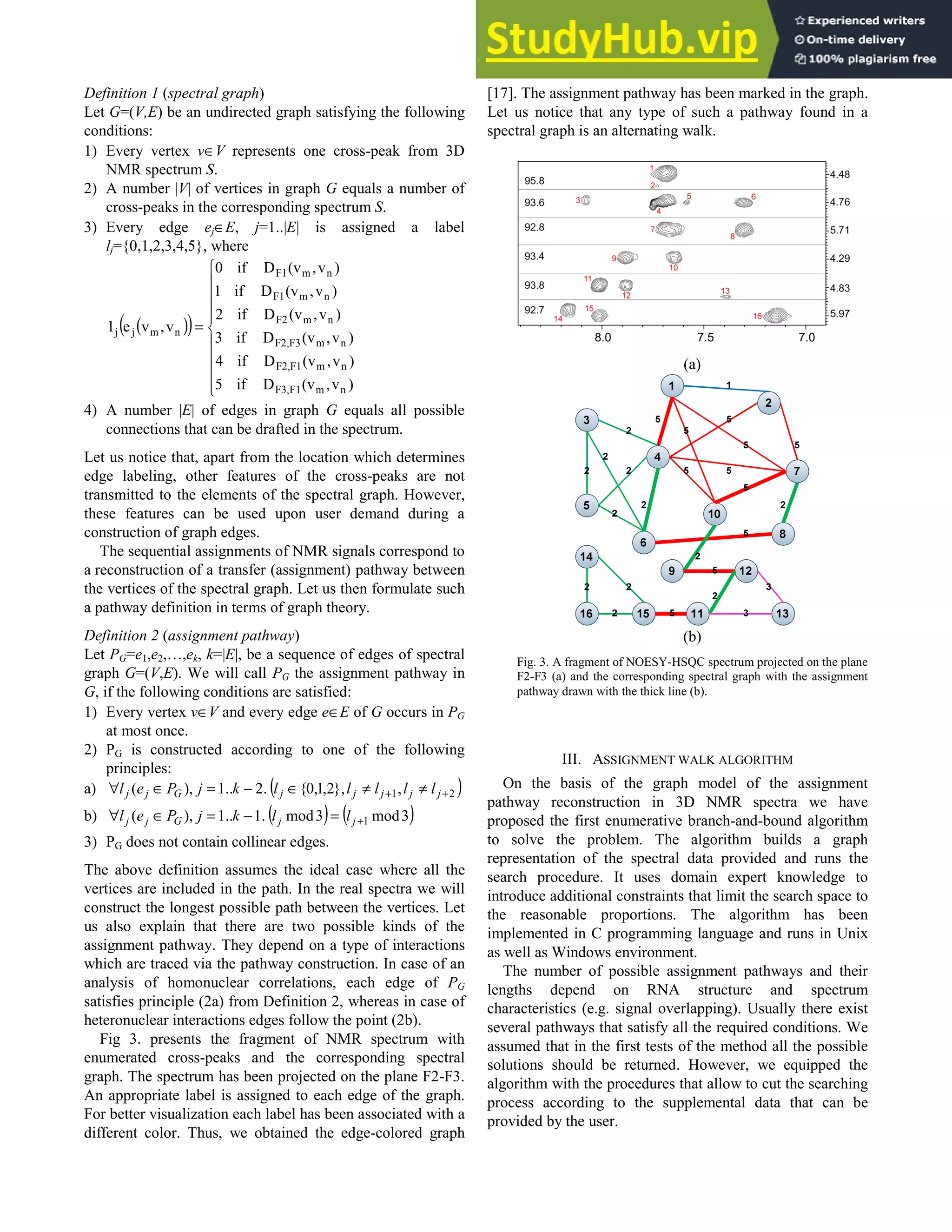 An Assignment Walk Through 3D NMR Spectrum | PDF