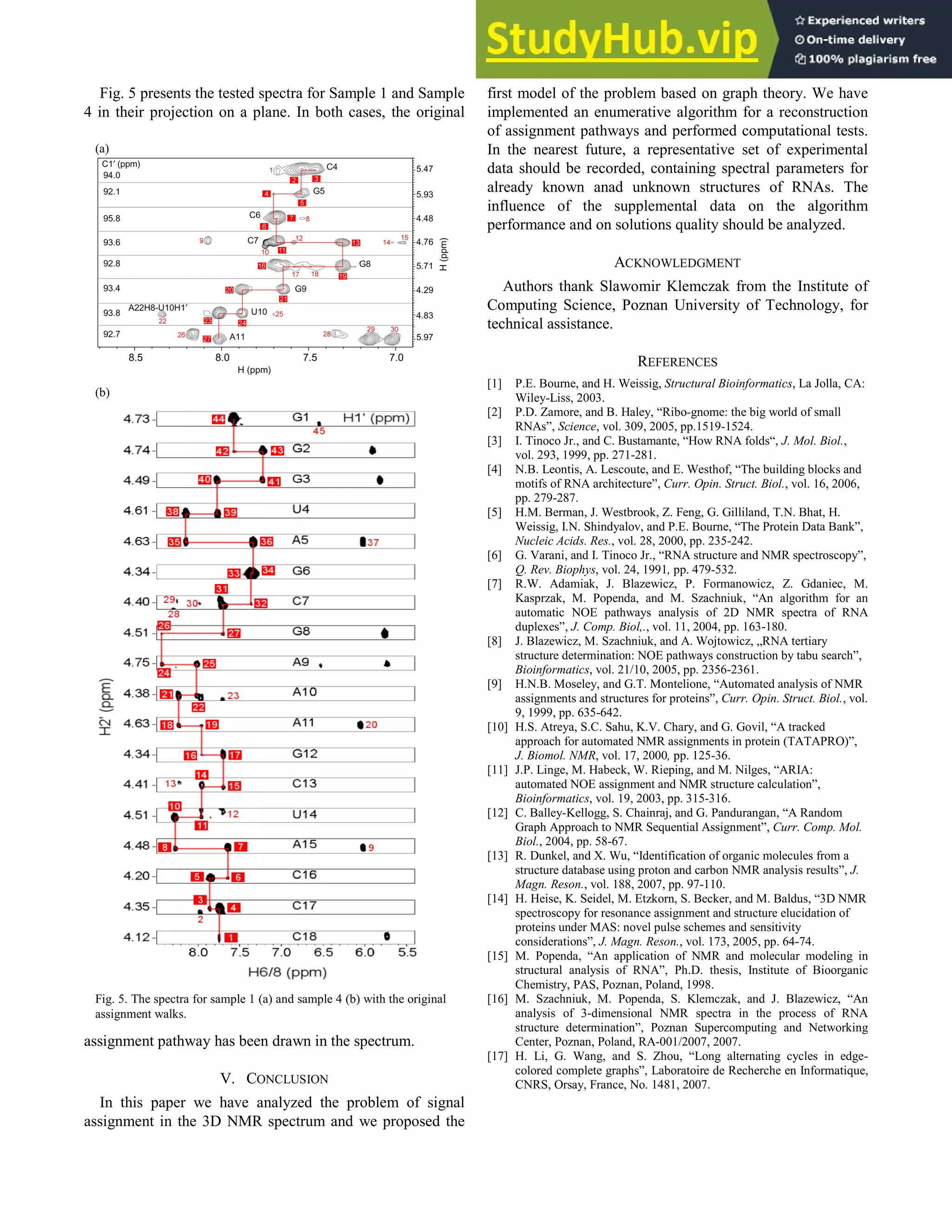 An Assignment Walk Through 3D NMR Spectrum | PDF
