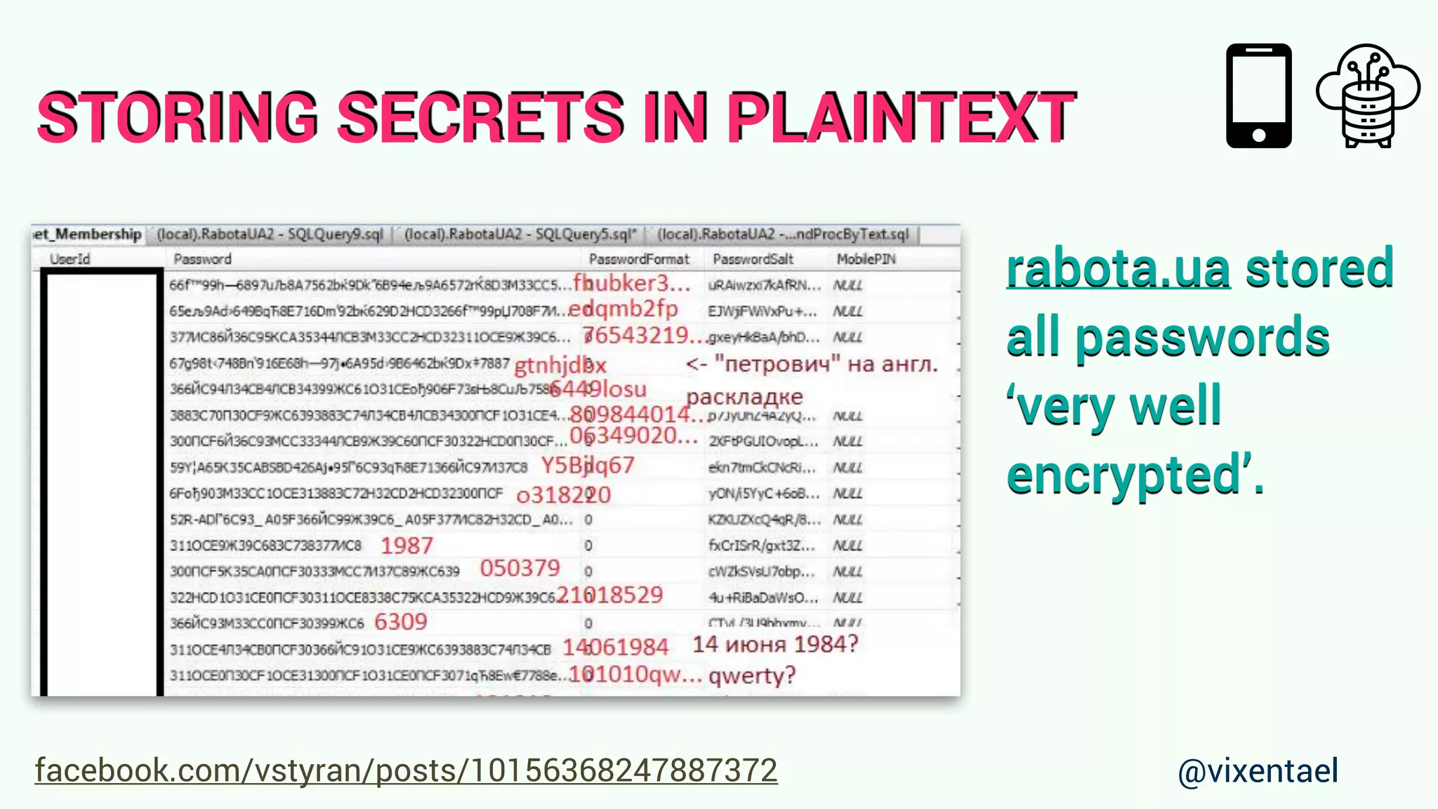 Anastasiia Vixentael: 10 things you need to know before implementing cryptography | PPT