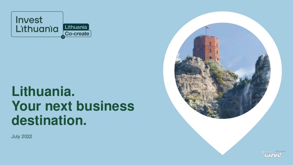 Lithuanian Business Environment: Key Things to Know to Level Up Your Game / Anastasija Hadunkina ...