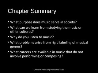 Anastasio Music Appreciation - MUSI100 PPT_Chapter1 | PPT