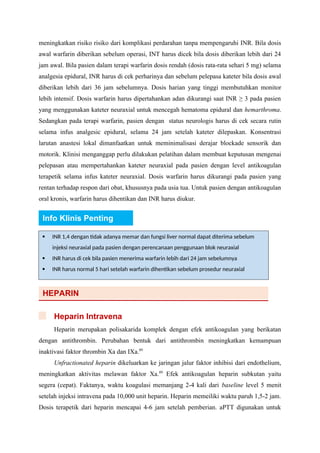 Anastesi Neuraxial dan Blok Saraf Perifer pada Pasien dengan ...