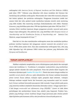 Anastesi Neuraxial dan Blok Saraf Perifer pada Pasien dengan ...