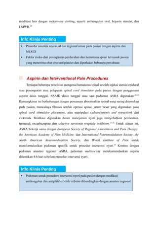 Anastesi Neuraxial dan Blok Saraf Perifer pada Pasien dengan ...