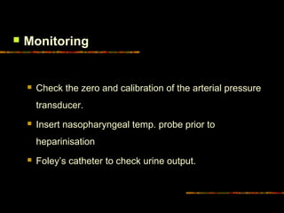 Anasthesia during cpb | PPT