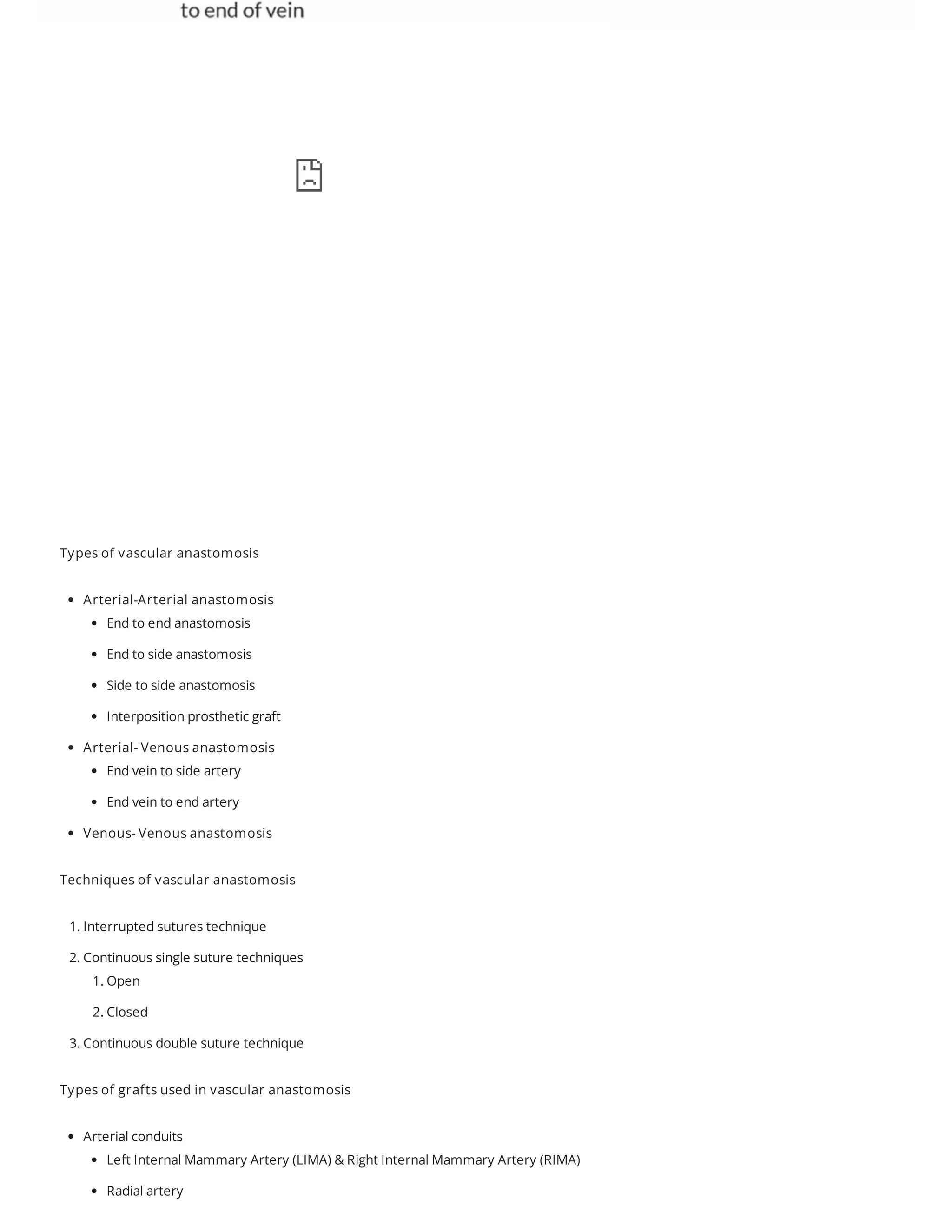 Anastomosis surgery | PDF