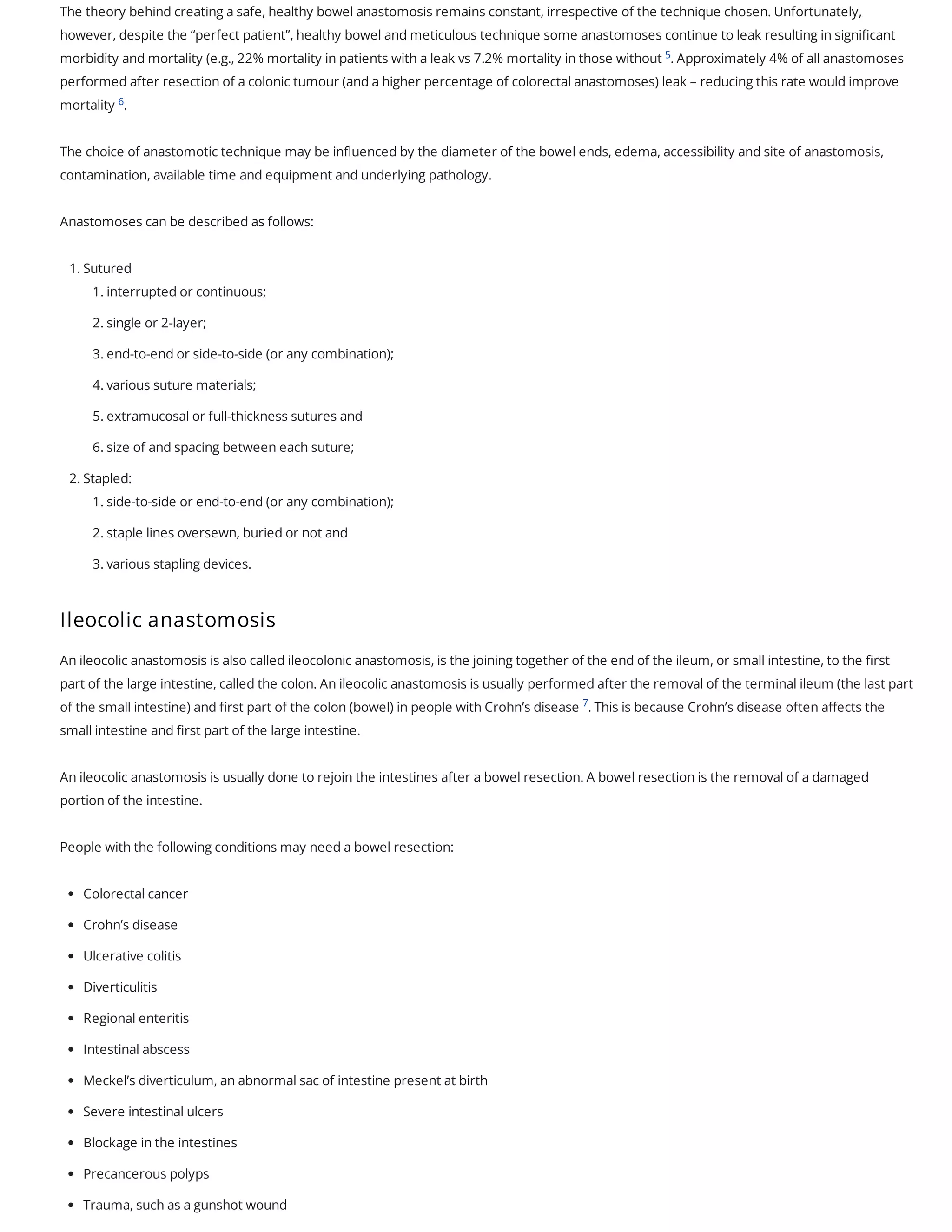 Anastomosis surgery | PDF