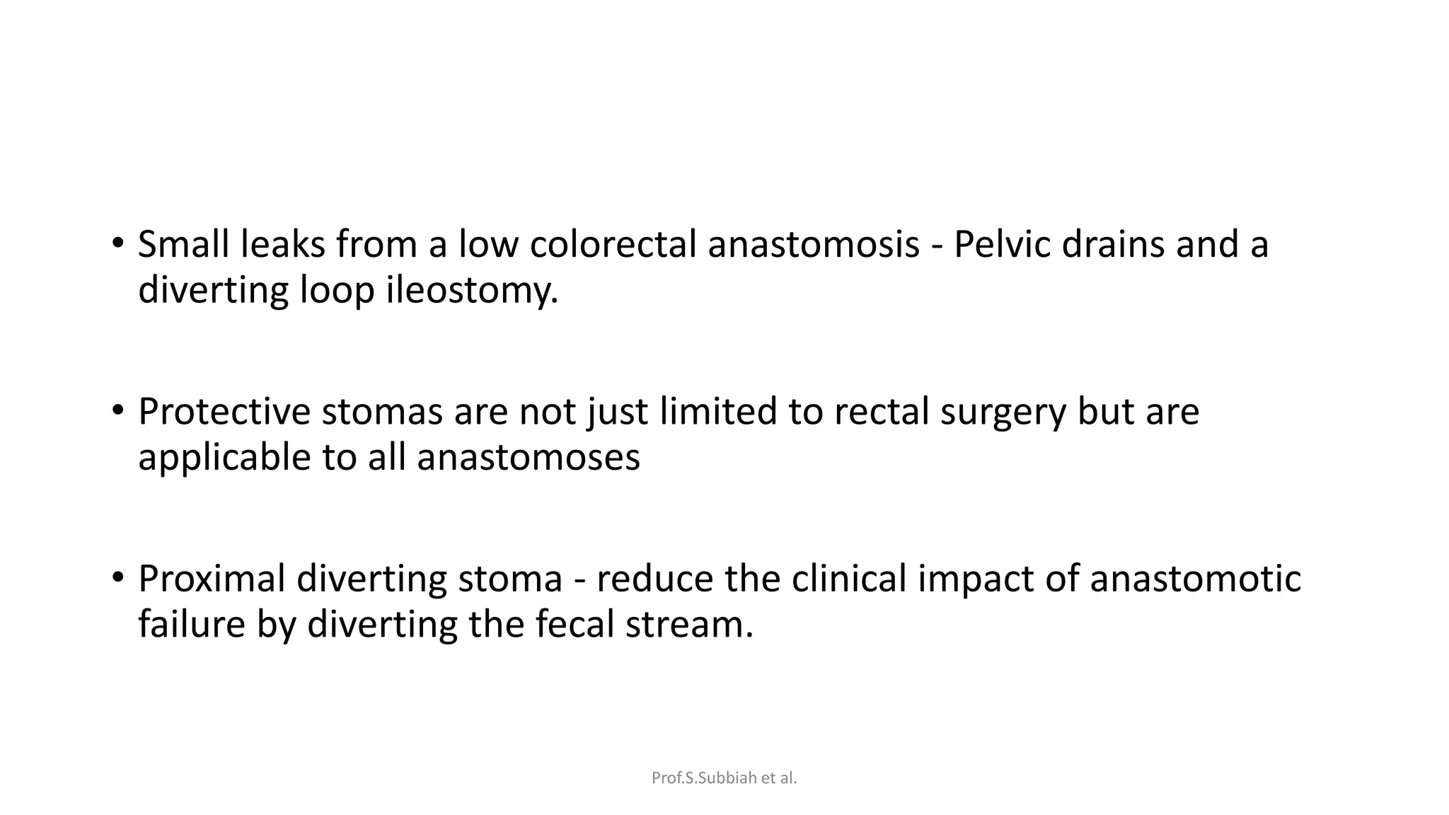 ANASTOMOTIC DEHISCENCE - HOW TO PREVENT IT.pptx