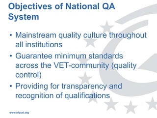 A national framework for ICT Quality in VET | PPTX | Vocational ...