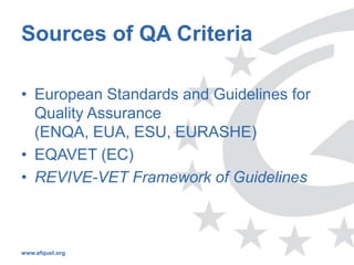 A national framework for ICT Quality in VET | PPTX | Vocational ...