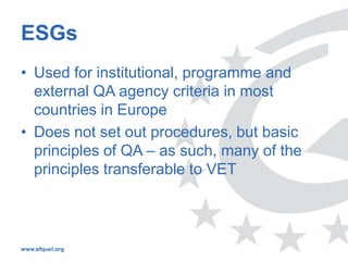 A national framework for ICT Quality in VET | PPTX | Vocational ...