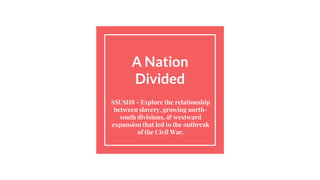 A nation divided ssush8 | PPTX
